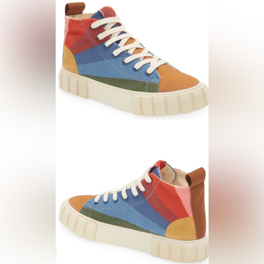 Farm Rio Rainbow High Tops - Gem